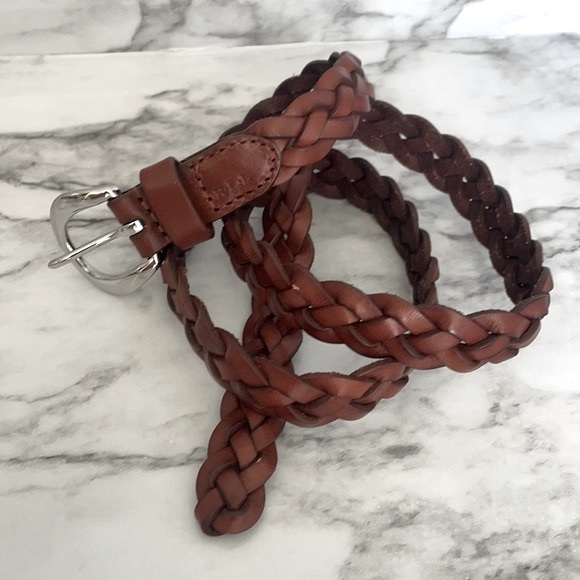 Lauren Ralph Lauren | Accessories | Lauren Ralph Lauren Braided Leather ...